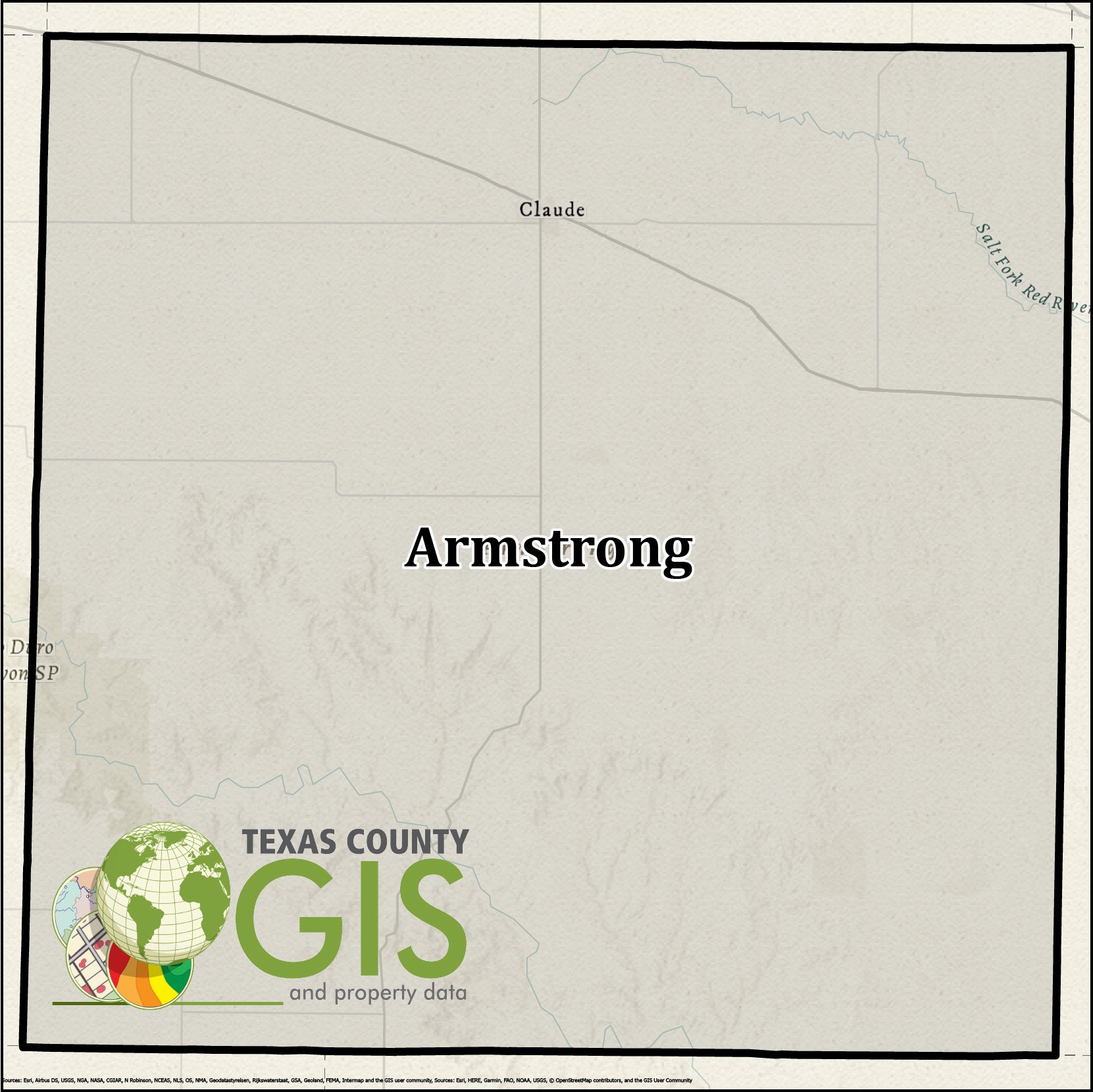 Armstrong GIS Shapefile and Property Data - Texas County GIS Data