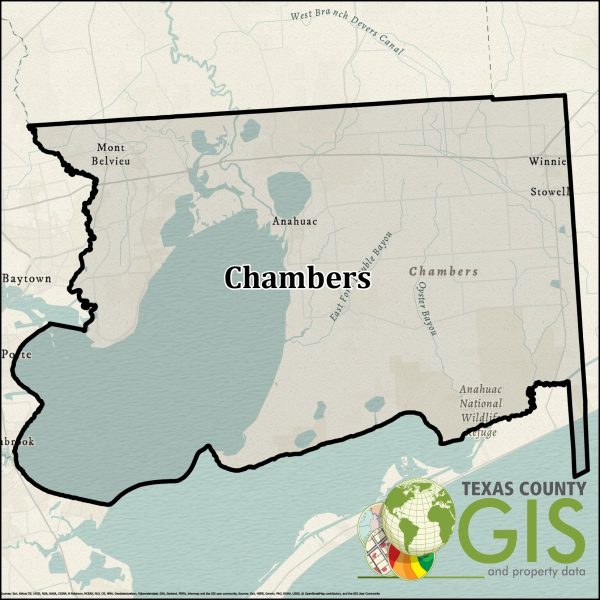 Chambers County, TX | GIS Shapefile & Property Data