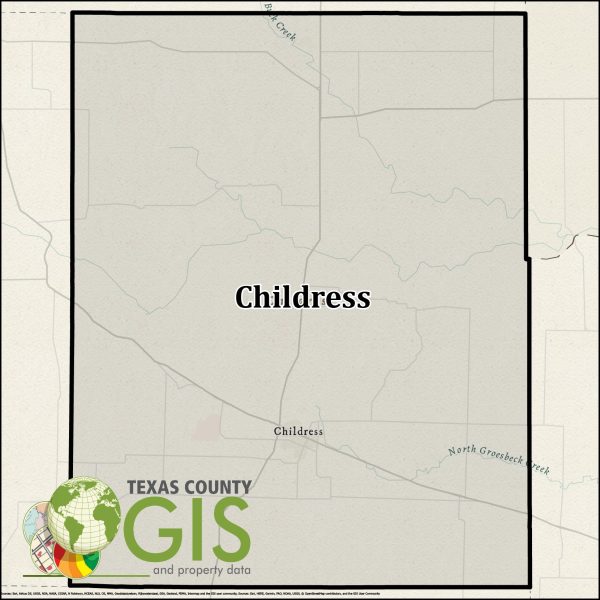 Childress GIS Shapefile and Property Data - Texas County GIS Data