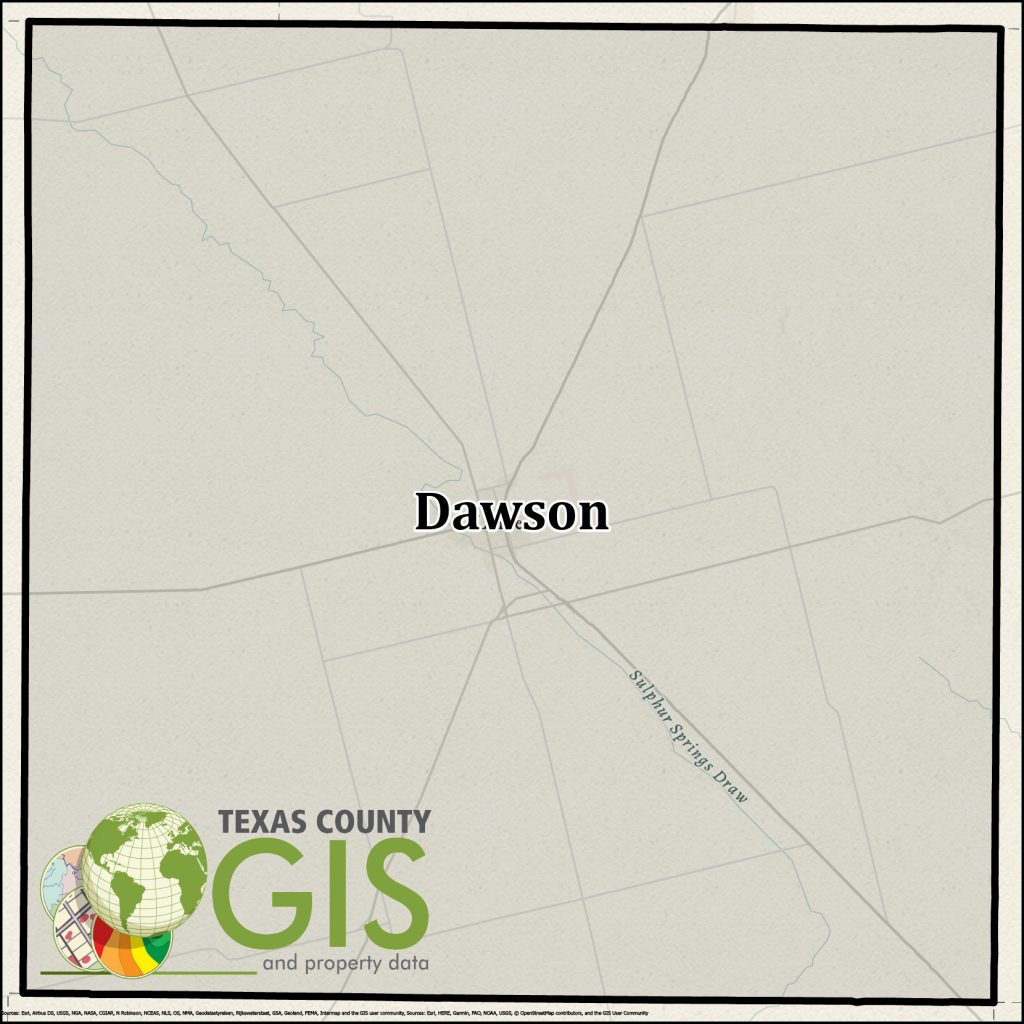 Dawson County GIS Shapefile and Property Data - Texas County GIS Data