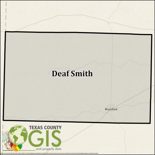 Deaf Smith County GIS Shapefile and Property Data - Texas County GIS Data