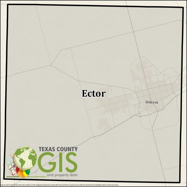 Ector County, TX | GIS Shapefile & Property Data