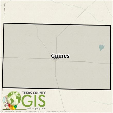 Gaines County, TX | GIS Shapefile & Property Data