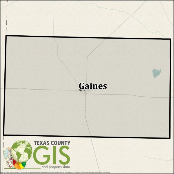 Gaines County, TX | GIS Shapefile & Property Data