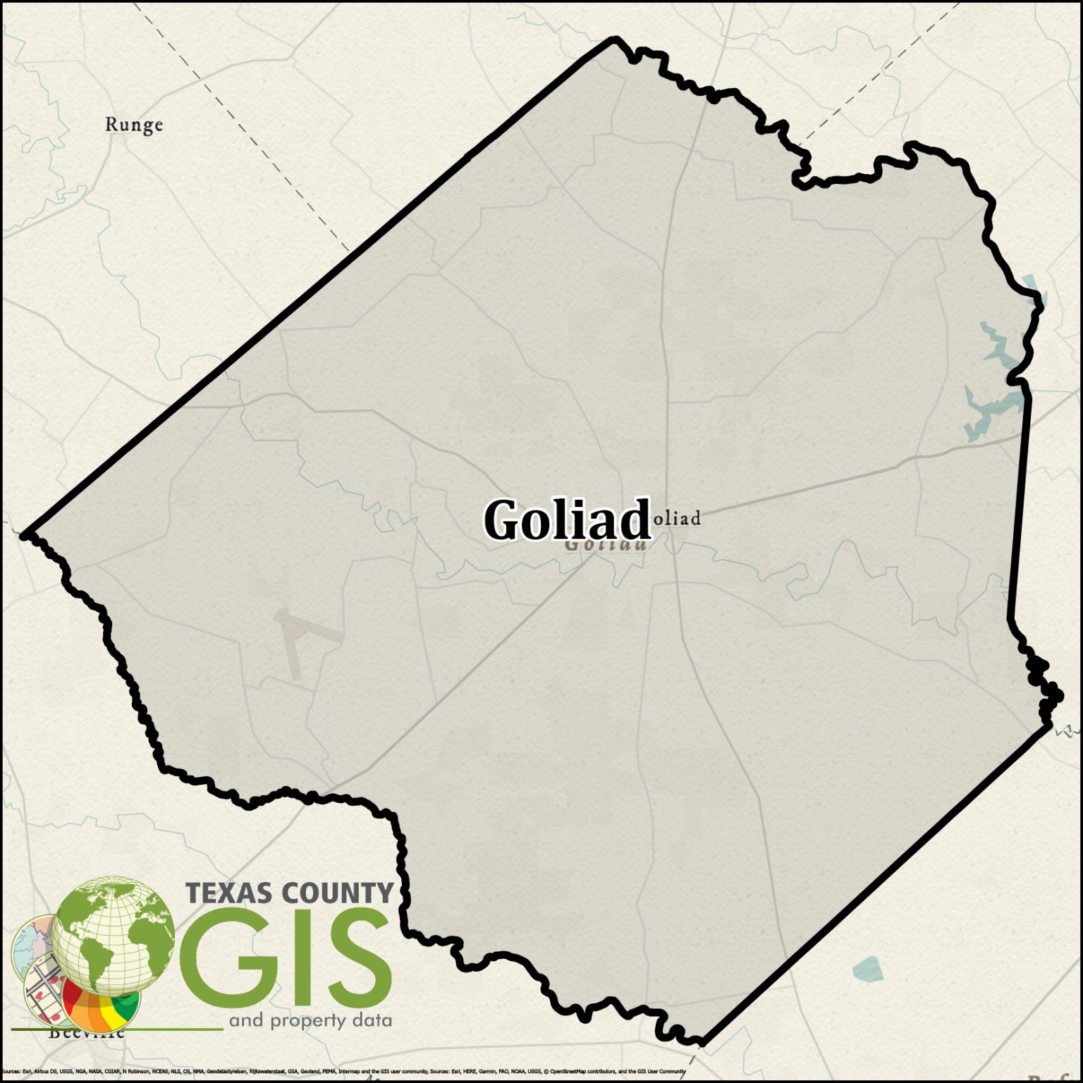 Goliad County, TX | GIS Shapefile & Property Data