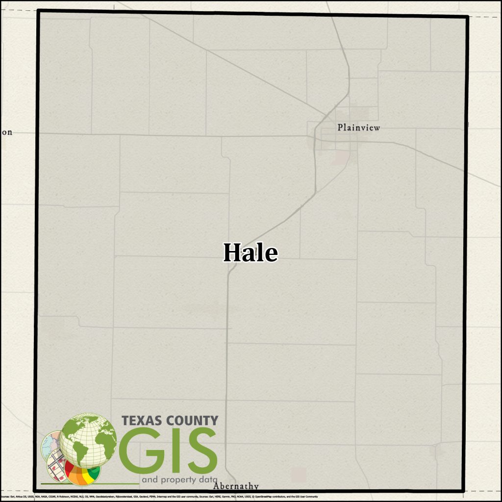Hale County, TX | GIS Shapefile & Property Data