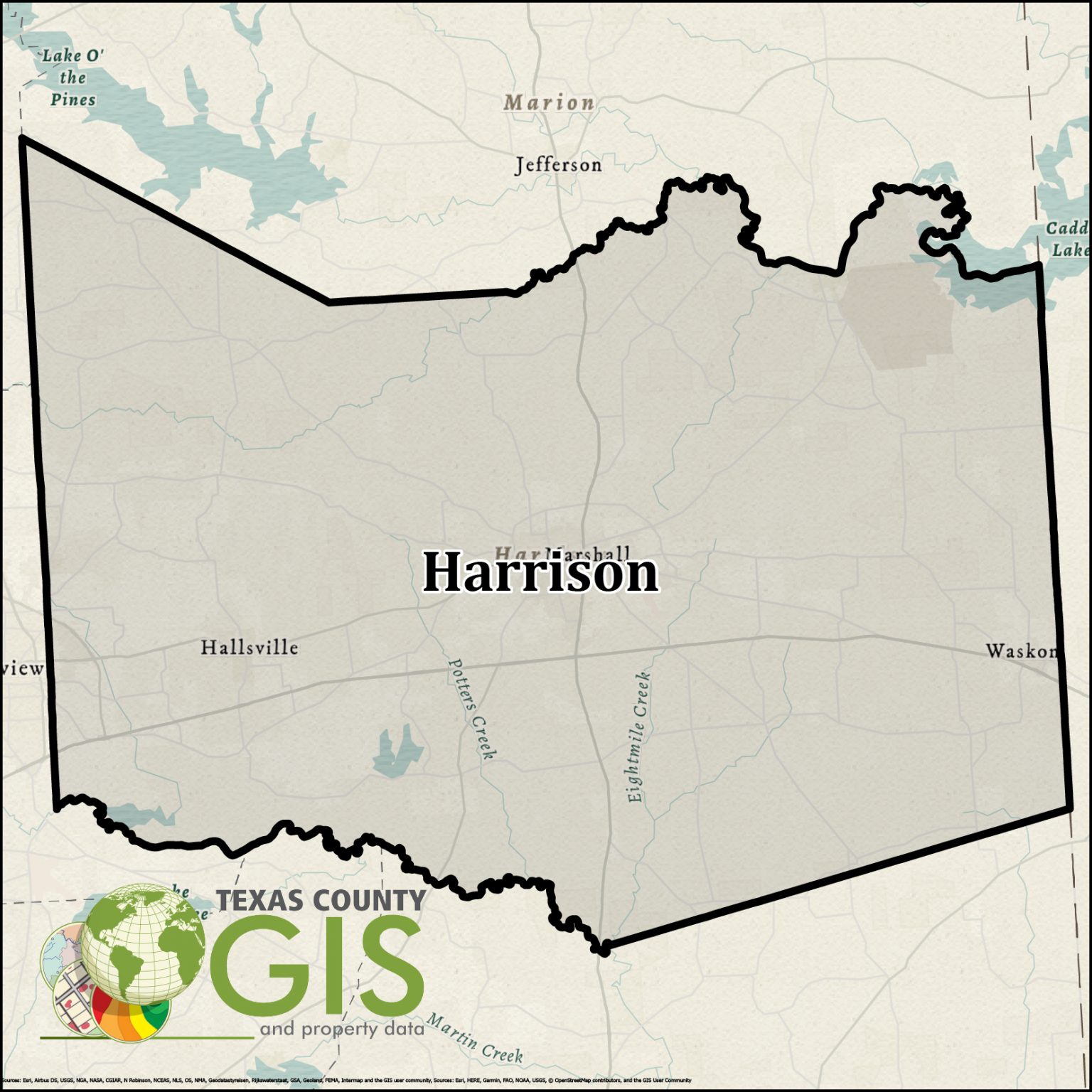 Harris County GIS Shapefile and Property Data - Texas County GIS Data
