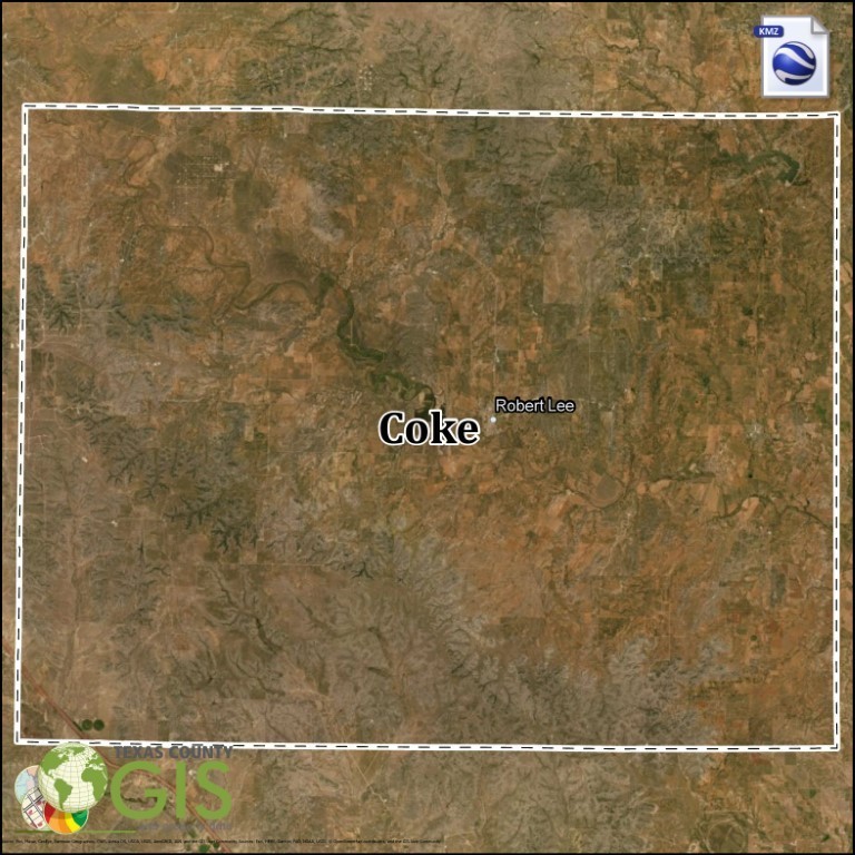 Coke County KMZ Data - Texas County GIS Data
