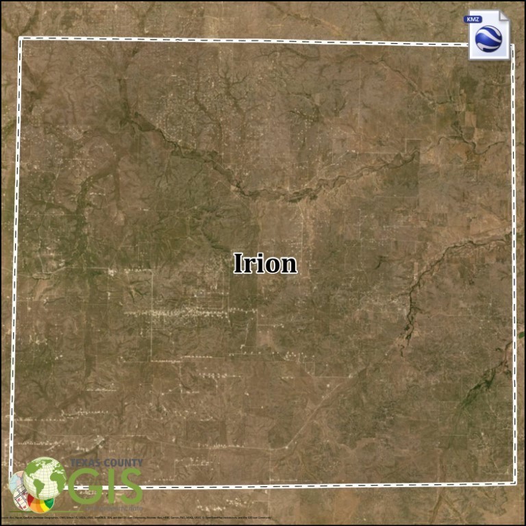Irion County DGN Data - Texas County GIS Data