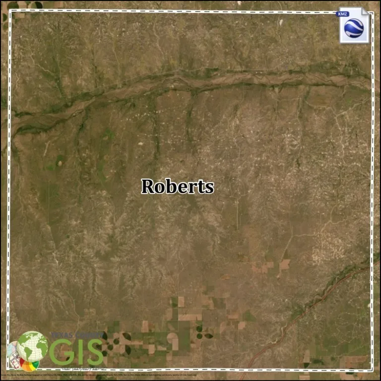 Roberts County KMZ and Property Data - Texas County GIS Data