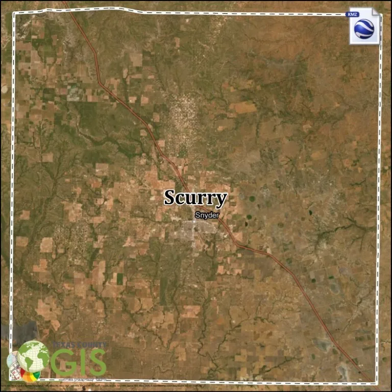 Scurry County KMZ Data - Texas County GIS Data