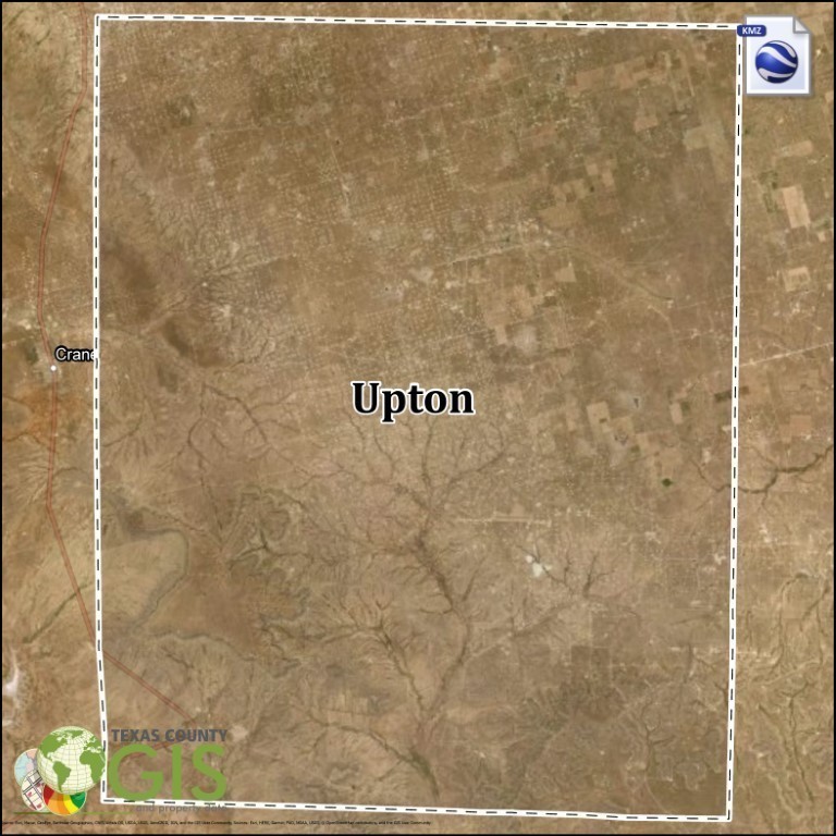 Upton County KMZ and Property Data - Texas County GIS Data