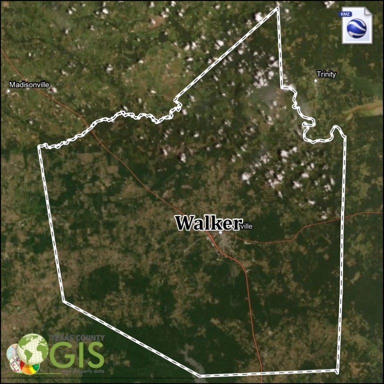 Walker County KMZ and Property Data - Texas County GIS Data