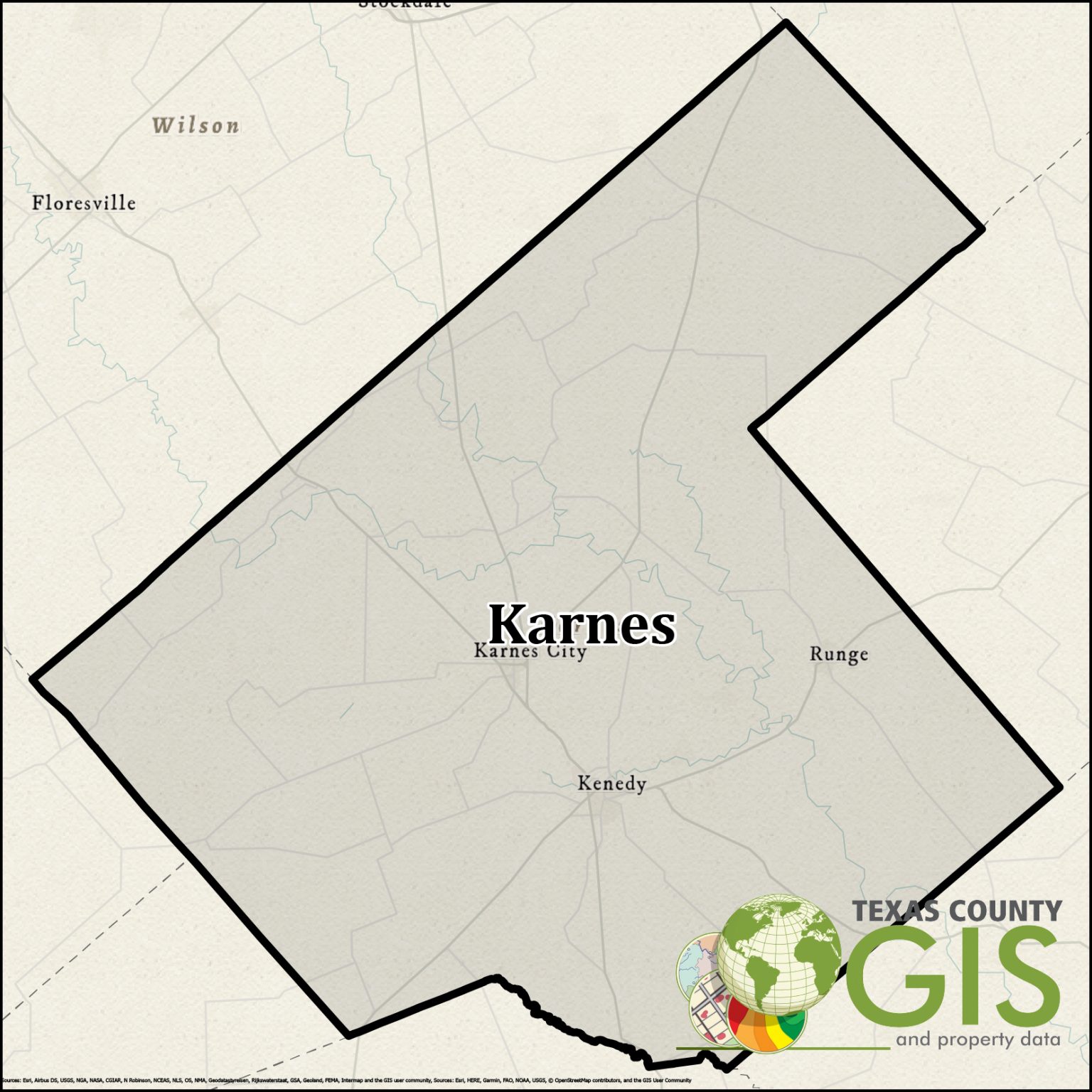 Kendall County GIS Shapefile and Property Data - Texas County GIS Data