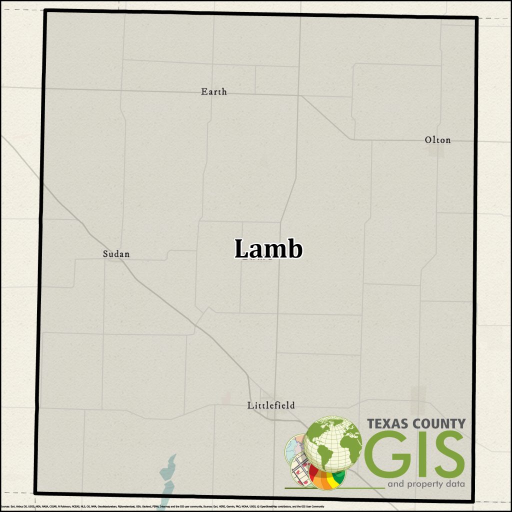 Lamb County, TX | GIS Shapefile & Property Data