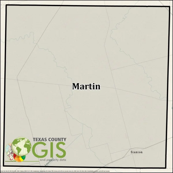 Martin County, TX | GIS Shapefile & Property Data