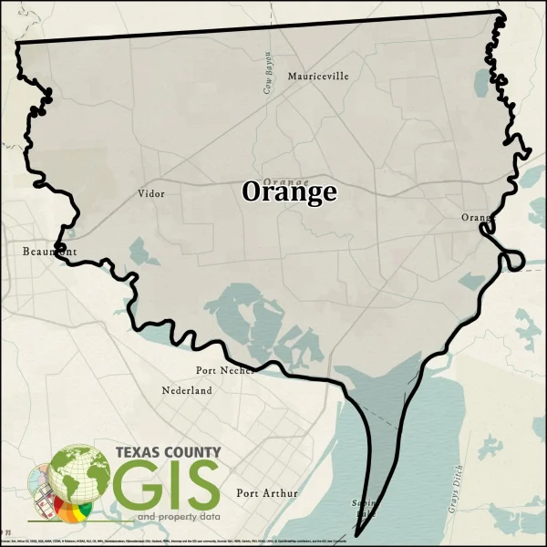 Orange County, TX | GIS Shapefile & Property Data