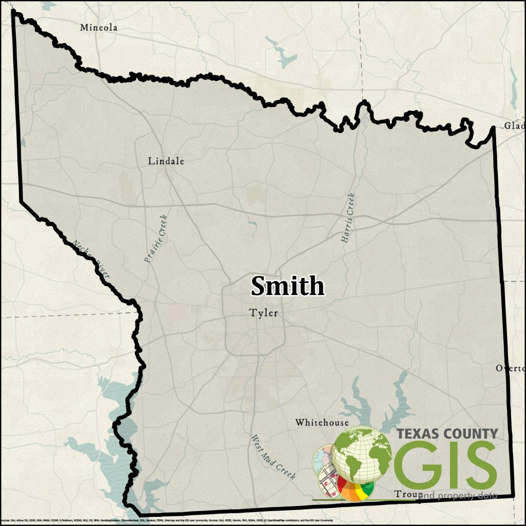 Smith County, TX | GIS Shapefile & Property Data