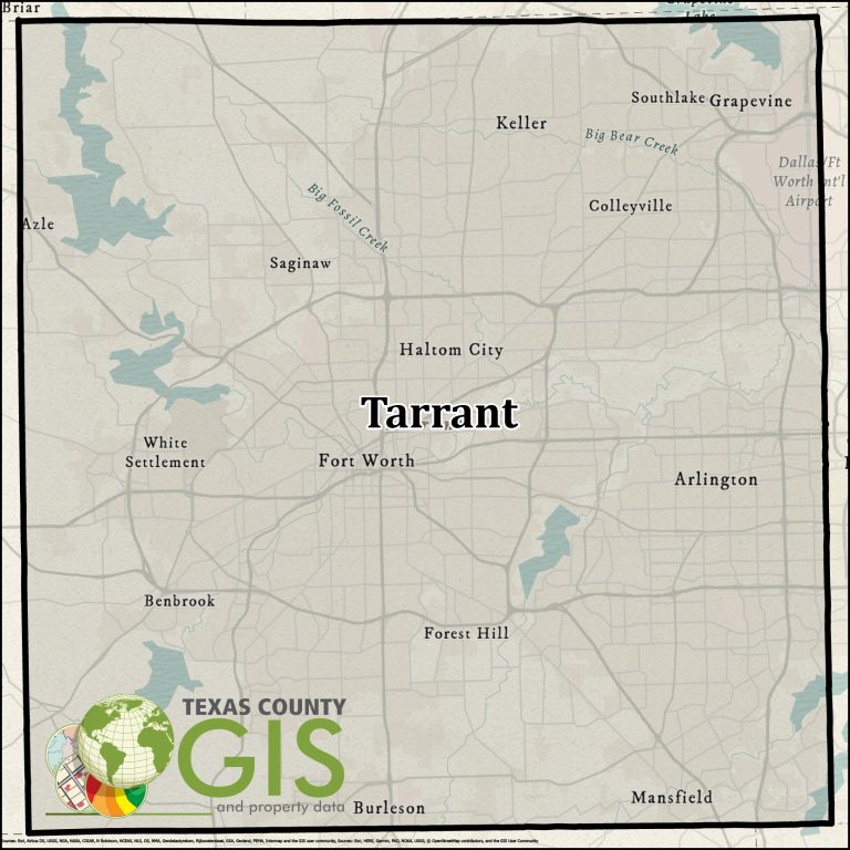 Tarrant County, TX | GIS Shapefile & Property Data