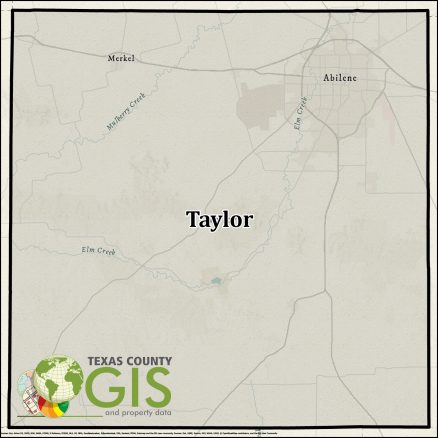Taylor County, TX | GIS Shapefile & Property Data