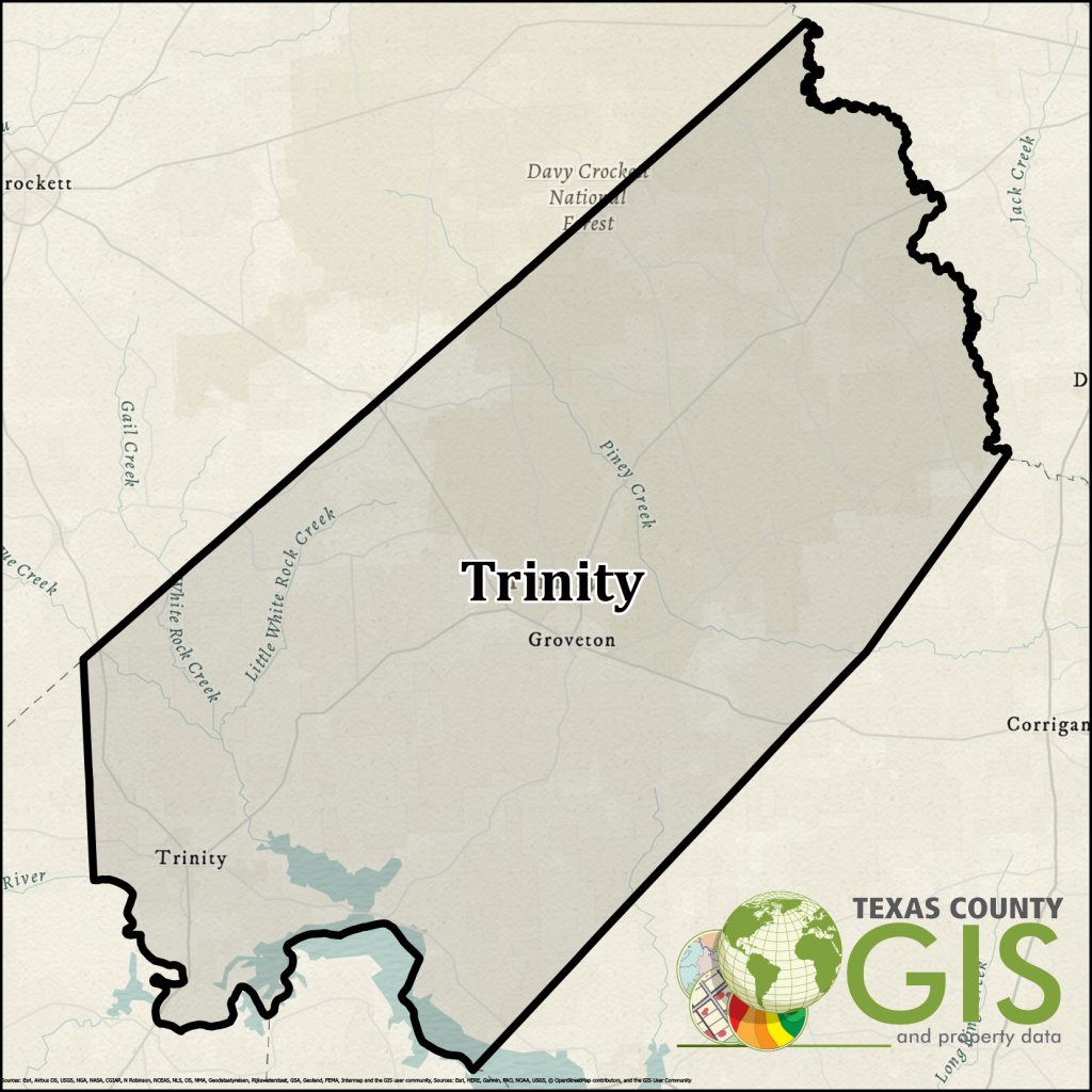 Trinity County, TX | GIS Shapefile & Property Data