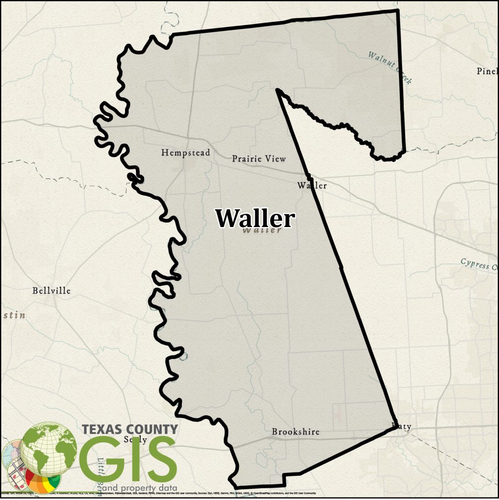 Waller County, TX | GIS Shapefile & Property Data - Texas County GIS Data