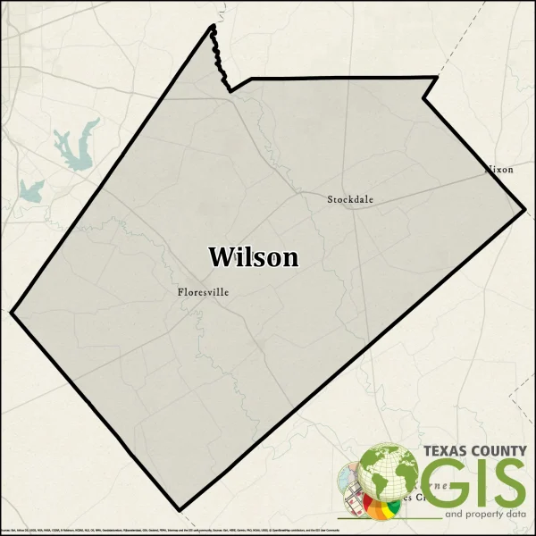 Wilson County, TX | GIS Shapefile & Property Data